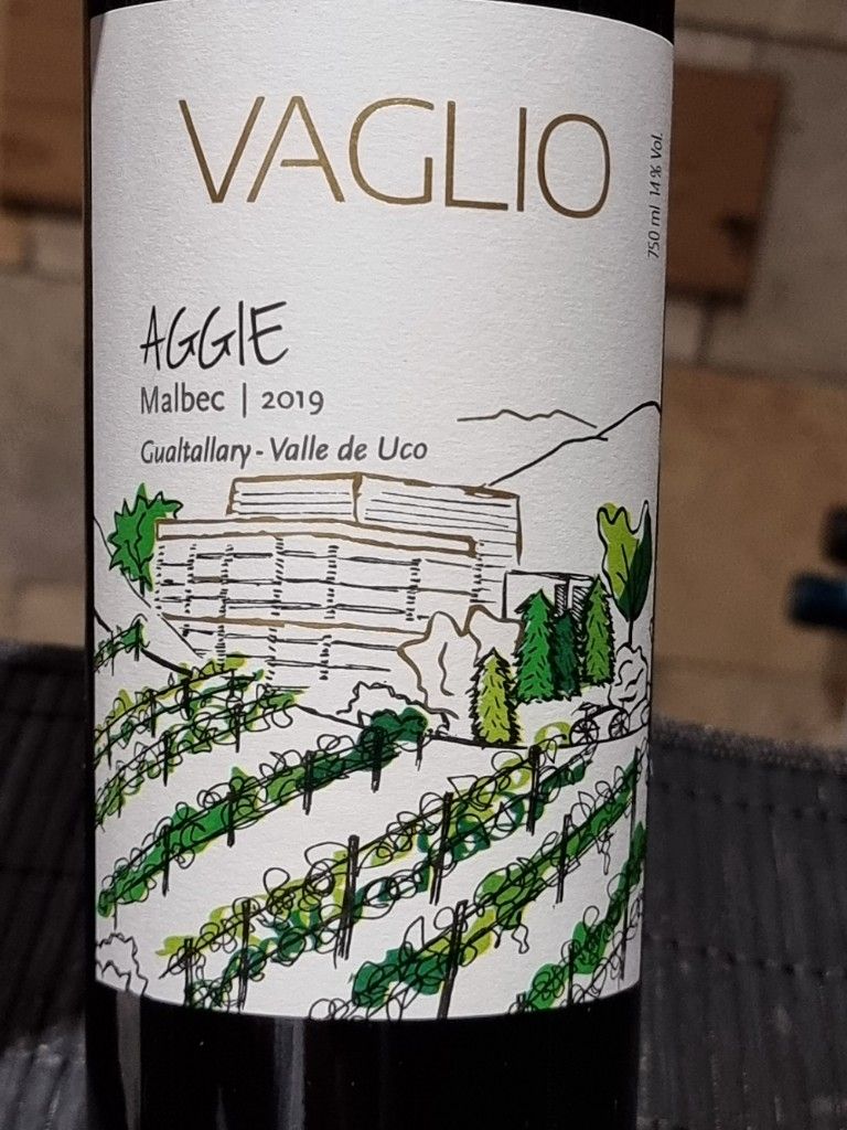 2019 Vaglio Malbec Aggie, Argentina, Mendoza, Valle de Uco, Gualtallary ...