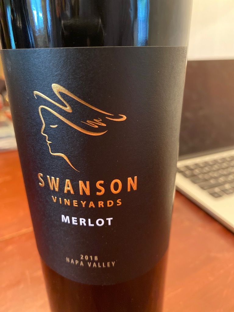 2018 Swanson Merlot, USA, California, Napa Valley - CellarTracker