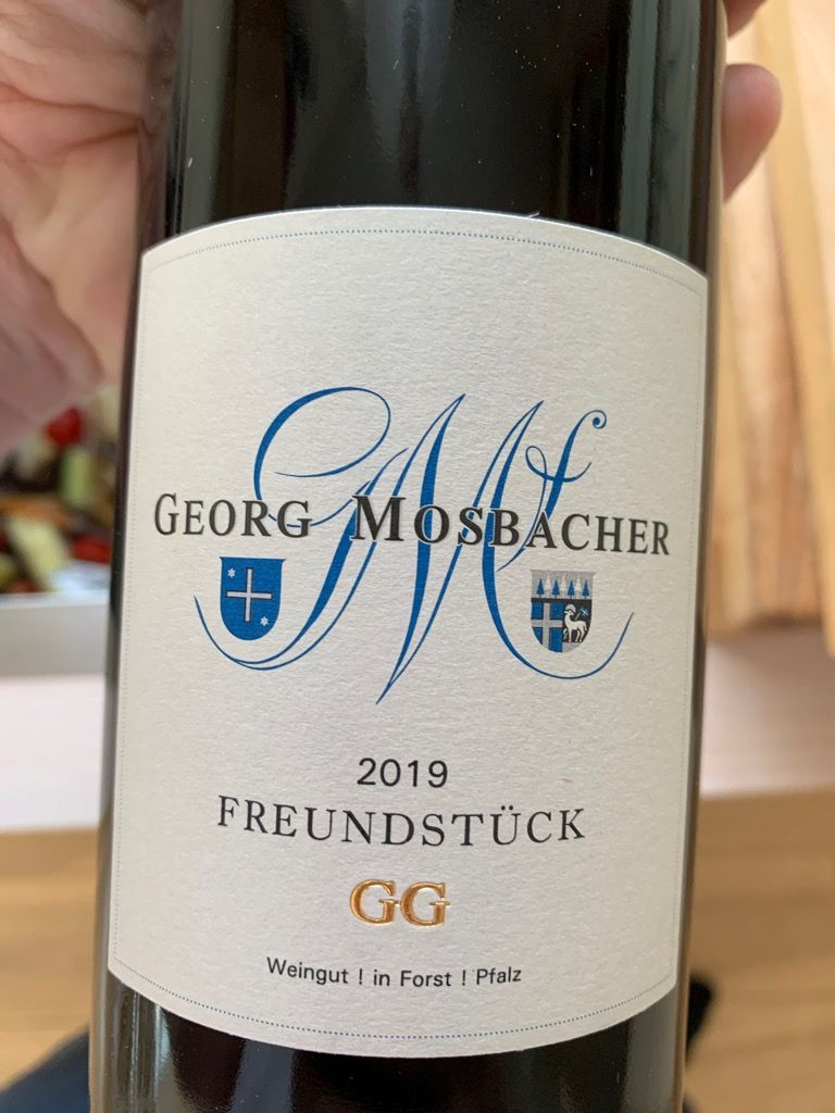 2019 Georg Mosbacher Forster Freundstück Riesling Großes Gewächs ...