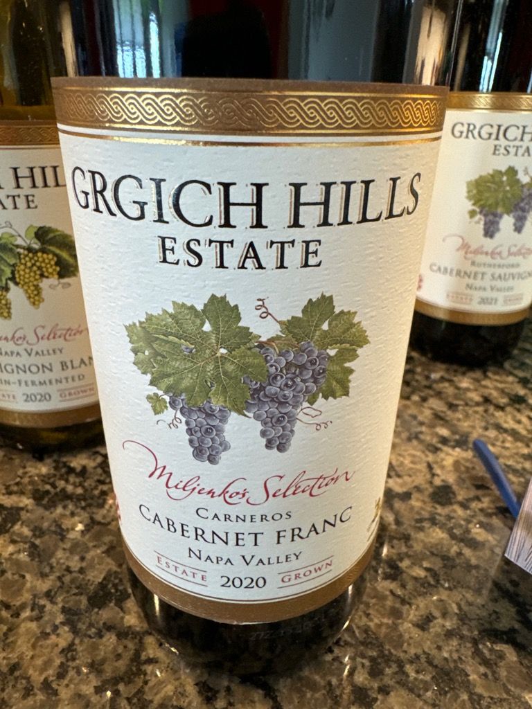 2022 Grgich Hills Cabernet Sauvignon Miljenko's Selection, USA ...