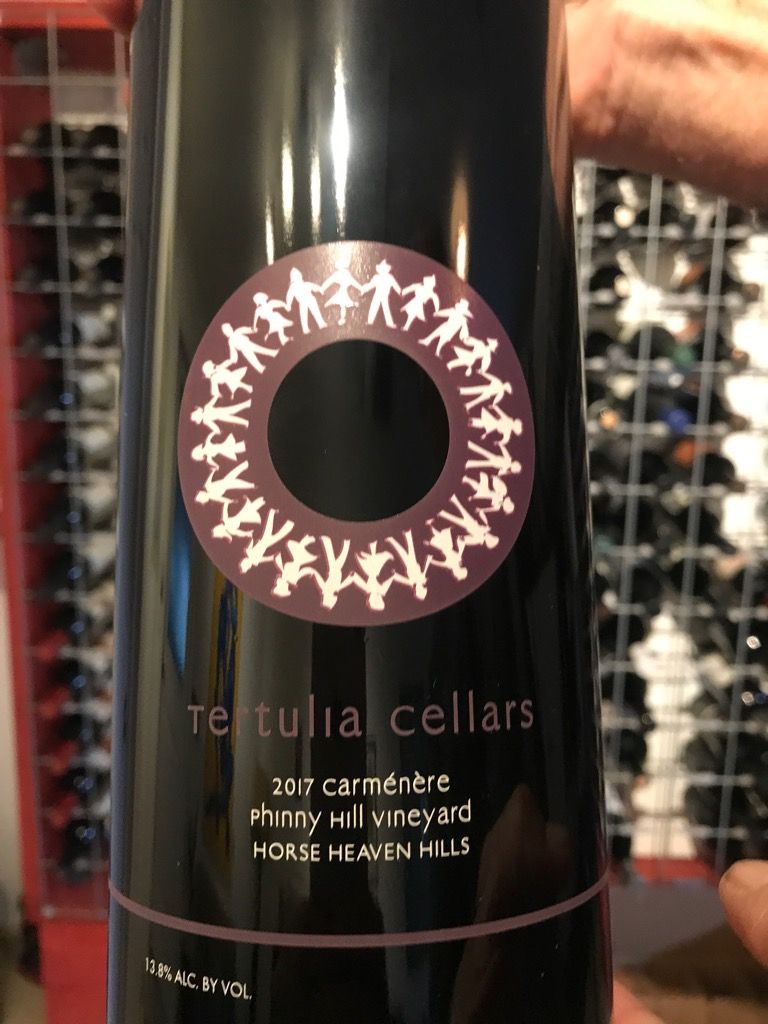 2017 Tertulia Cellars Carménère Phinny Hill Vineyard, USA, Washington ...