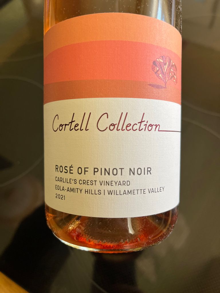 2021 Cortell Wines Rosé of Pinot Noir, USA, Oregon, Willamette Valley ...