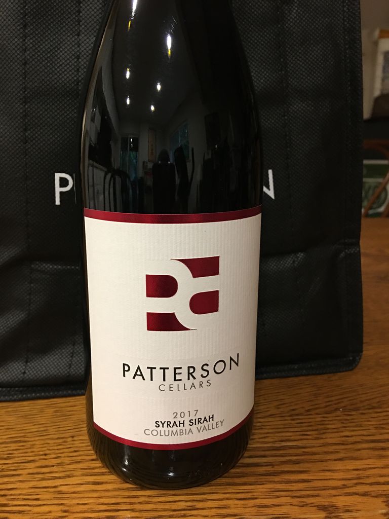 2017 Patterson Cellars Syrah Sirah, USA, Washington, Columbia Valley ...