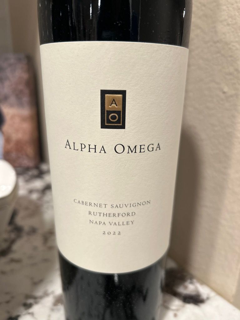 2022 Alpha Omega Cabernet Sauvignon Sunshine Valley, USA, California ...