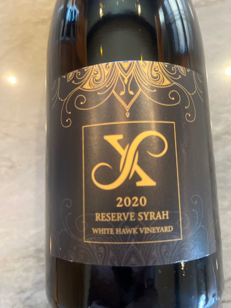 2021 LXV Wine Syrah "X" Club Reserve White Hawk, USA, California ...