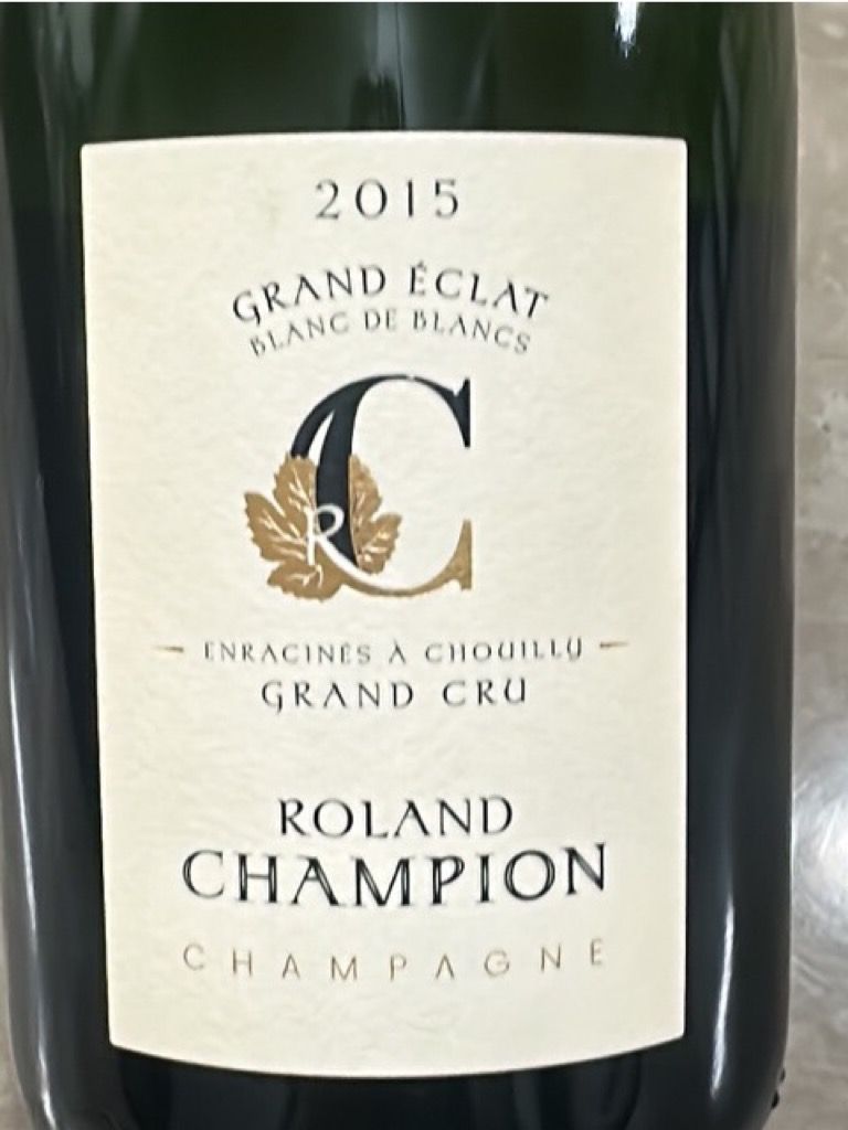 2016 Roland Champion Champagne Grand Cru Blanc de Blancs Grand Éclat ...