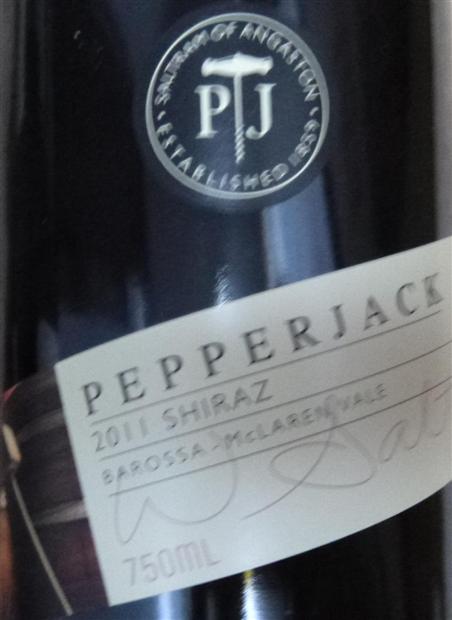 2011 Pepperjack Shiraz, Australia, South Australia, Barossa, Barossa ...