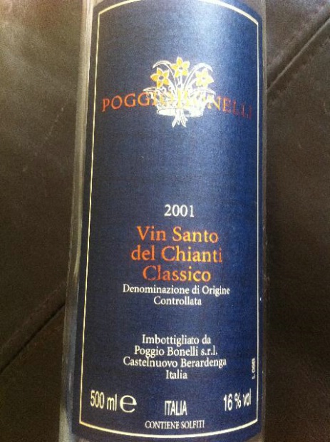 1999 Poggio Bonelli Vin Santo del Chianti Classico, Italy, Tuscany ...