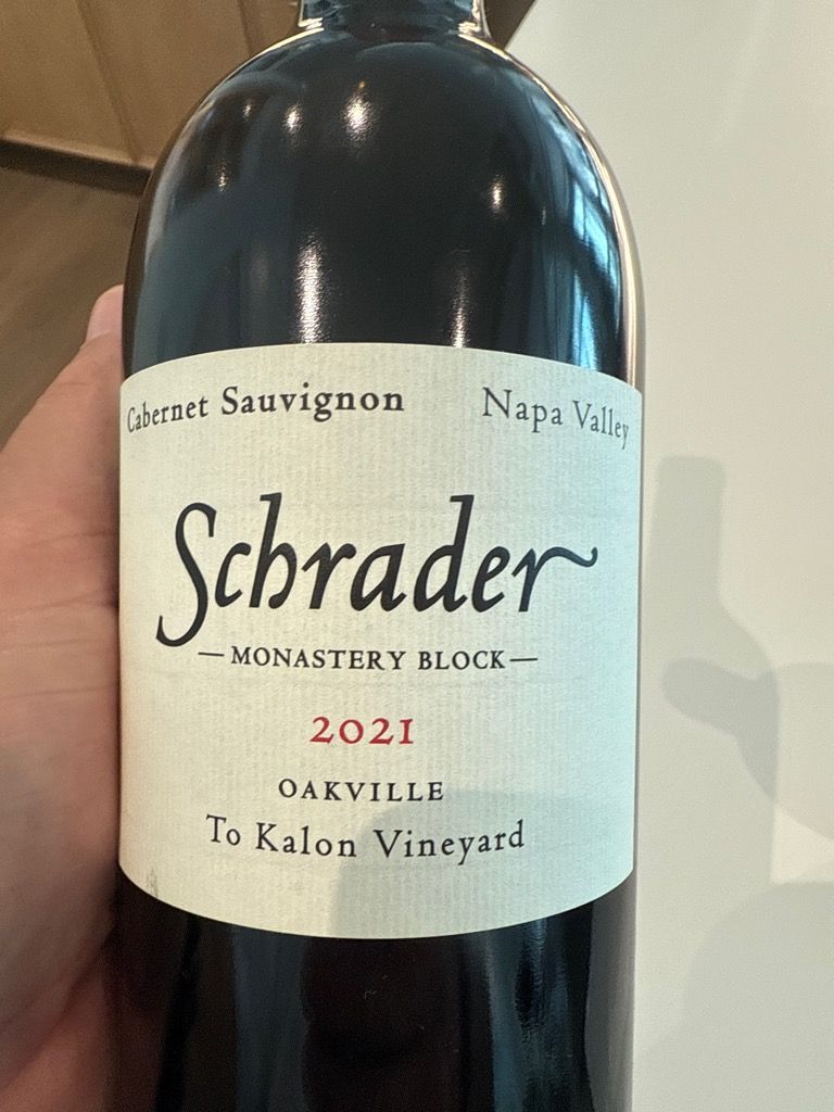 2021 Schrader Cellars Cabernet Sauvignon Beckstoffer To Kalon Vineyard ...