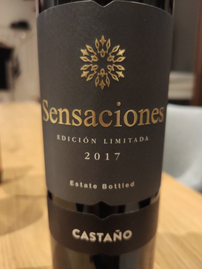 2017 Bodegas Castaño Yecla Sensaciones Edición Limitada, Spain, Murcia ...