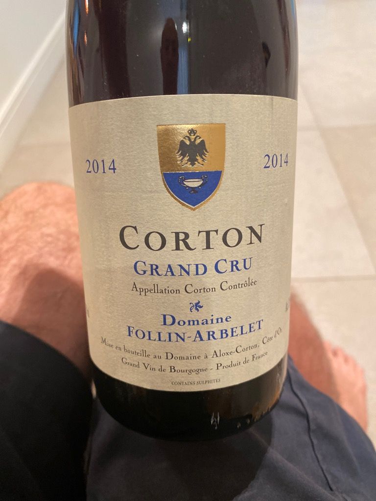 2014 Domaine Follin-Arbelet Corton, France, Burgundy, Côte de Beaune ...