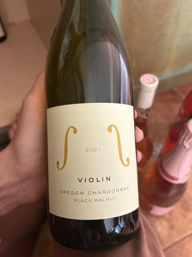 2021 Violin Chardonnay Black Walnut Dundee Hills, USA, Oregon ...