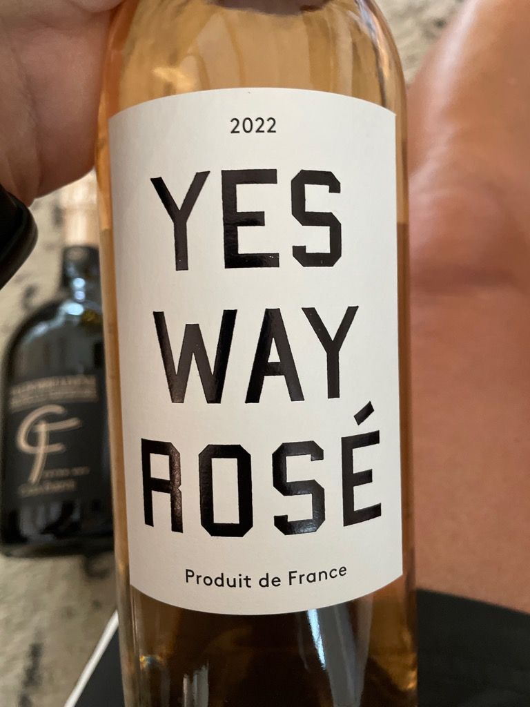 2022 Yes Way Rosé, France, Provence, Mediterranée - CellarTracker