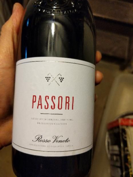2018 Passori Rosso Veneto IGT, Italy, Veneto, Veneto IGT - CellarTracker