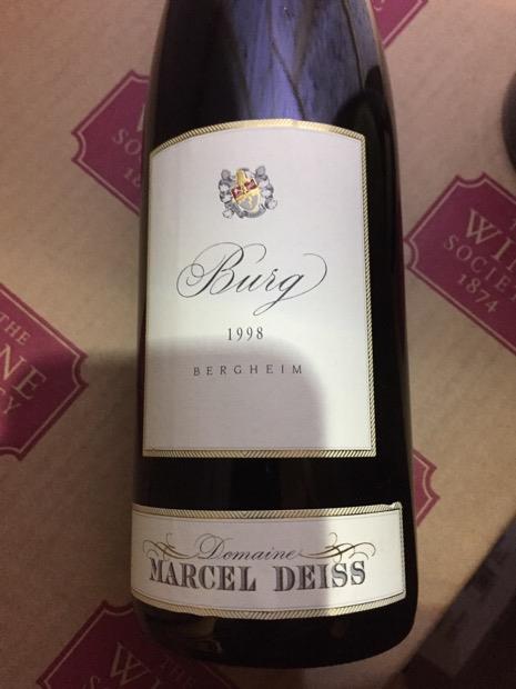 1996 Marcel Deiss Burg, France, Alsace - CellarTracker