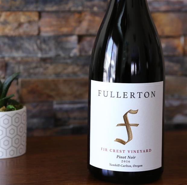 2015 Fullerton Wines Pinot Noir Fir Crest Vineyard, USA, Oregon ...