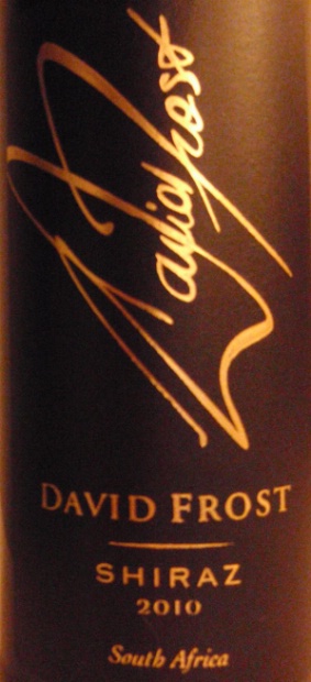2010 David Frost Shiraz, South Africa, Coastal Region - CellarTracker