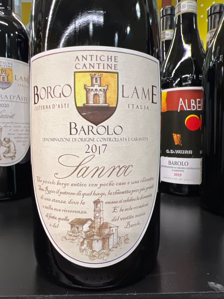 2017 Borgo Lame Barolo Sanroc, Italy, Piedmont, Langhe, Barolo ...