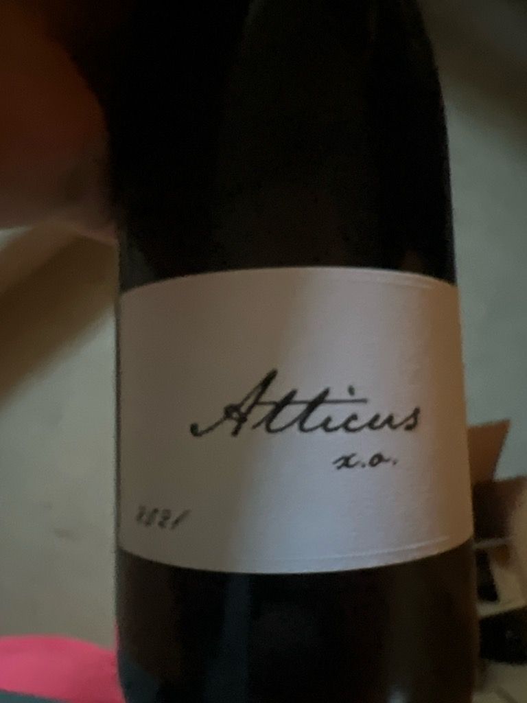2021 Atticus Pinot Noir XO Atticus Vineyard, USA, Oregon, Willamette ...