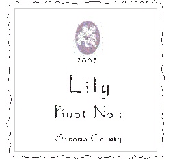 2007 Lily Pinot Noir Sonoma County, USA, California, Sonoma County ...