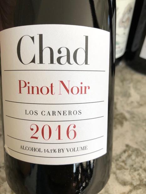 2016 Chad Pinot Noir Carneros, USA, California, Napa / Sonoma, Carneros ...