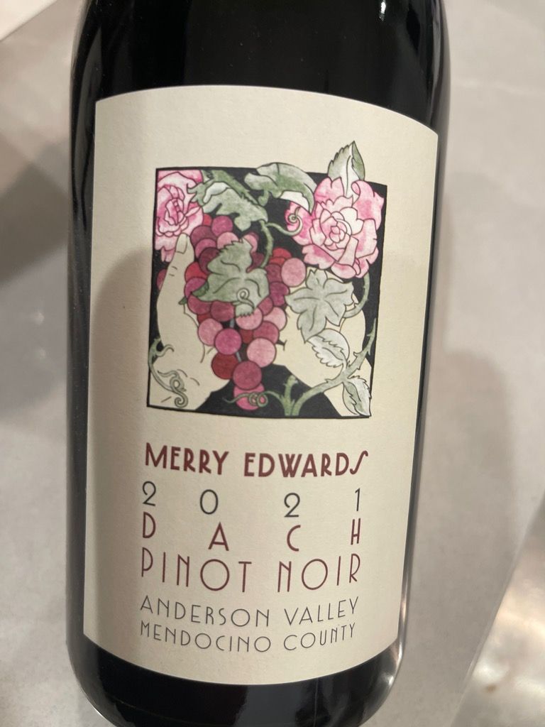 2021 Merry Edwards Pinot Noir Dach Vineyard, USA, California, North ...