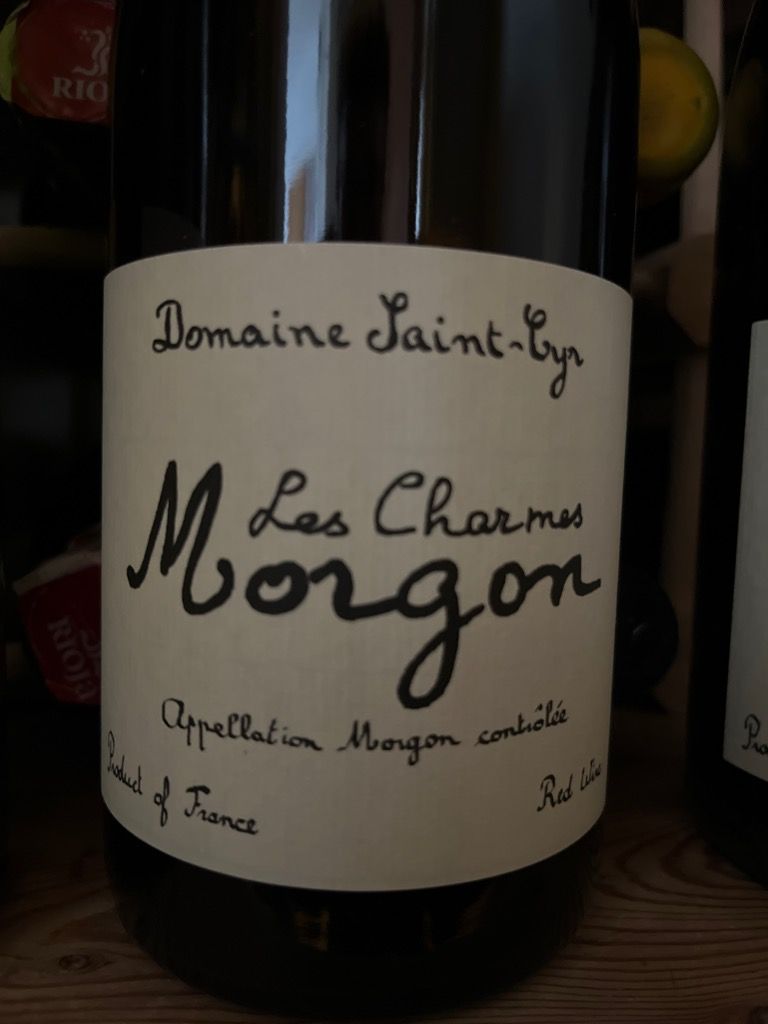 2021 Domaine Saint-Cyr Morgon Les Charmes, France, Burgundy, Beaujolais ...