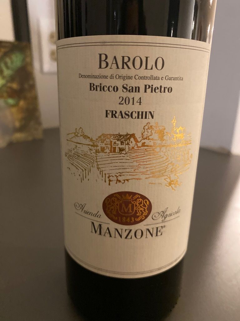 2013 Manzone Fratelli Barolo Fraschin, Italy, Piedmont, Langhe, Barolo ...
