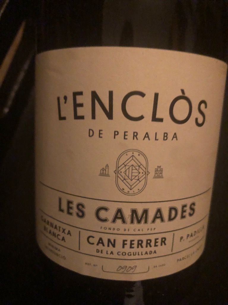 2020 L'enclos De Peralba Catalunya Vi Fi de Masia Blanc, Spain ...