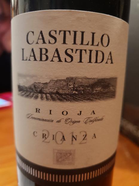 2012 Bodegas y Viñedos Labastida Rioja Castillo Labastida Crianza ...