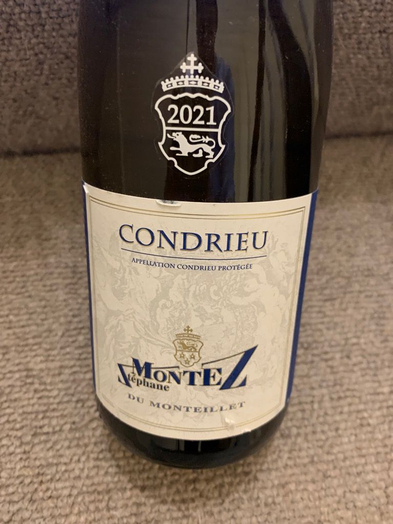 2020 Stéphane Montez / Domaine de Monteillet Condrieu La Grillette ...