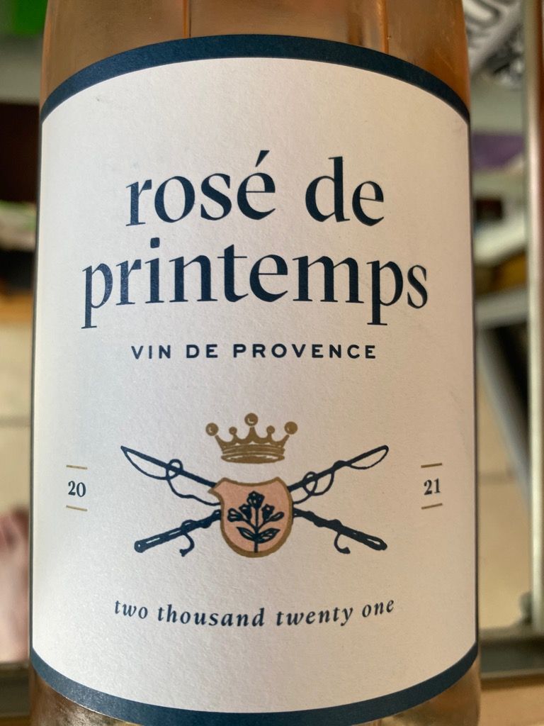 2022 Rose de Printemps Côtes de Provence Rosé, France, Provence, Côtes ...