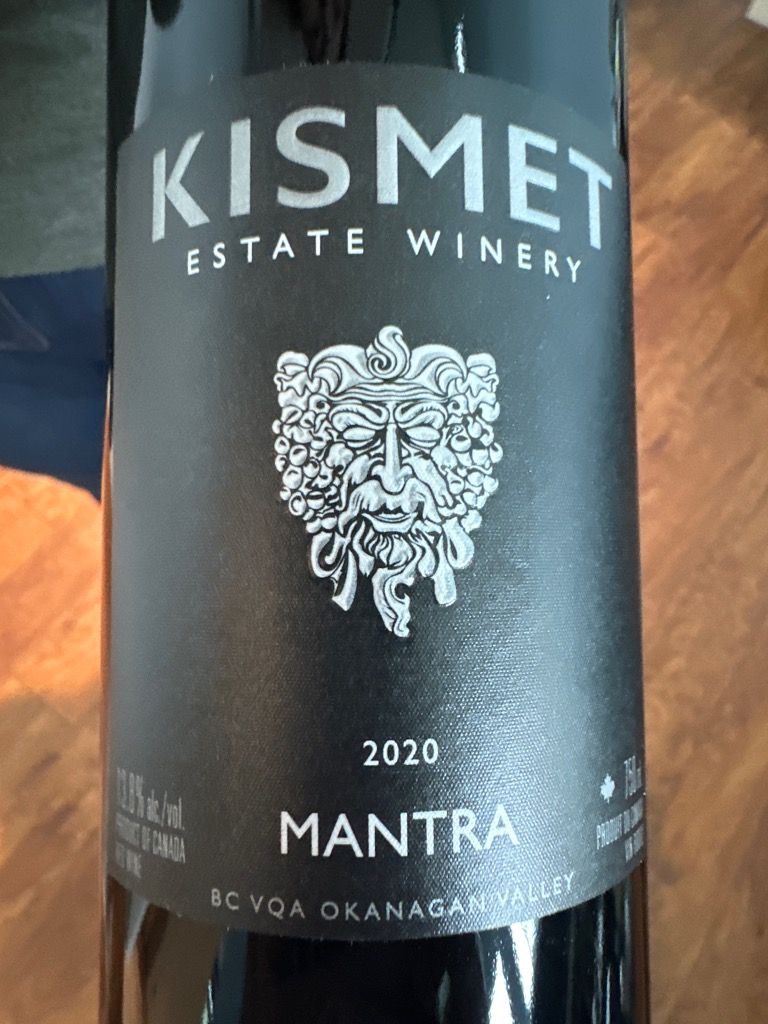 2020 Kismet Estate Winery Mantra, Canada, British Columbia, Okanagan ...