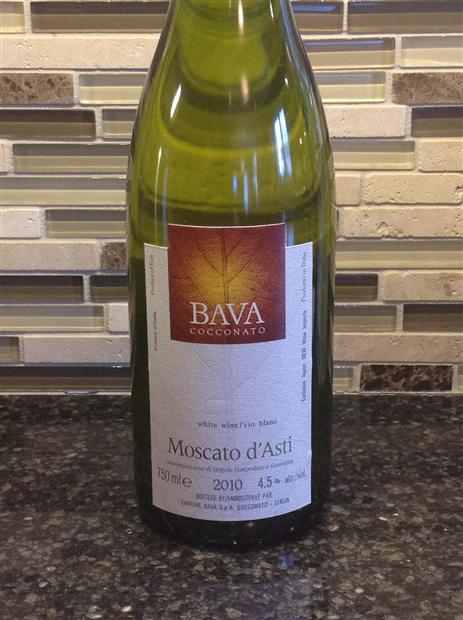 2010 Bava Moscato d'Asti Cocconato, Italy, Piedmont, Asti, Moscato d ...