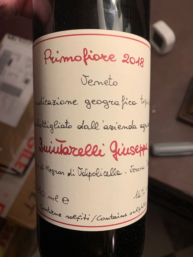 2018 Giuseppe Quintarelli Primofiore Veneto IGT, Italy, Veneto, Veneto ...