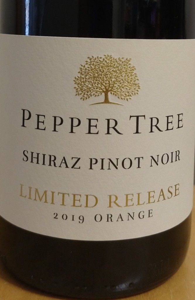 2019 Pepper Tree Shiraz Pinot Noir Limited Release, Australia, New ...