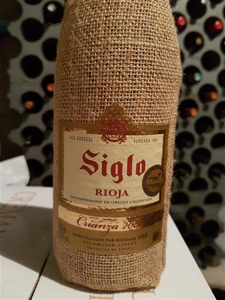2008 Siglo Rioja Crianza, Spain, La Rioja, Rioja - CellarTracker