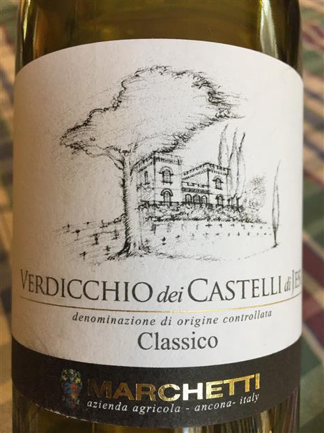 2017 Marchetti Verdicchio dei Castelli di Jesi Classico, Italy, Marche ...