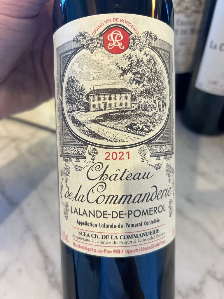 2021 Château de la Commanderie Lalande de Pomerol, France, Bordeaux ...