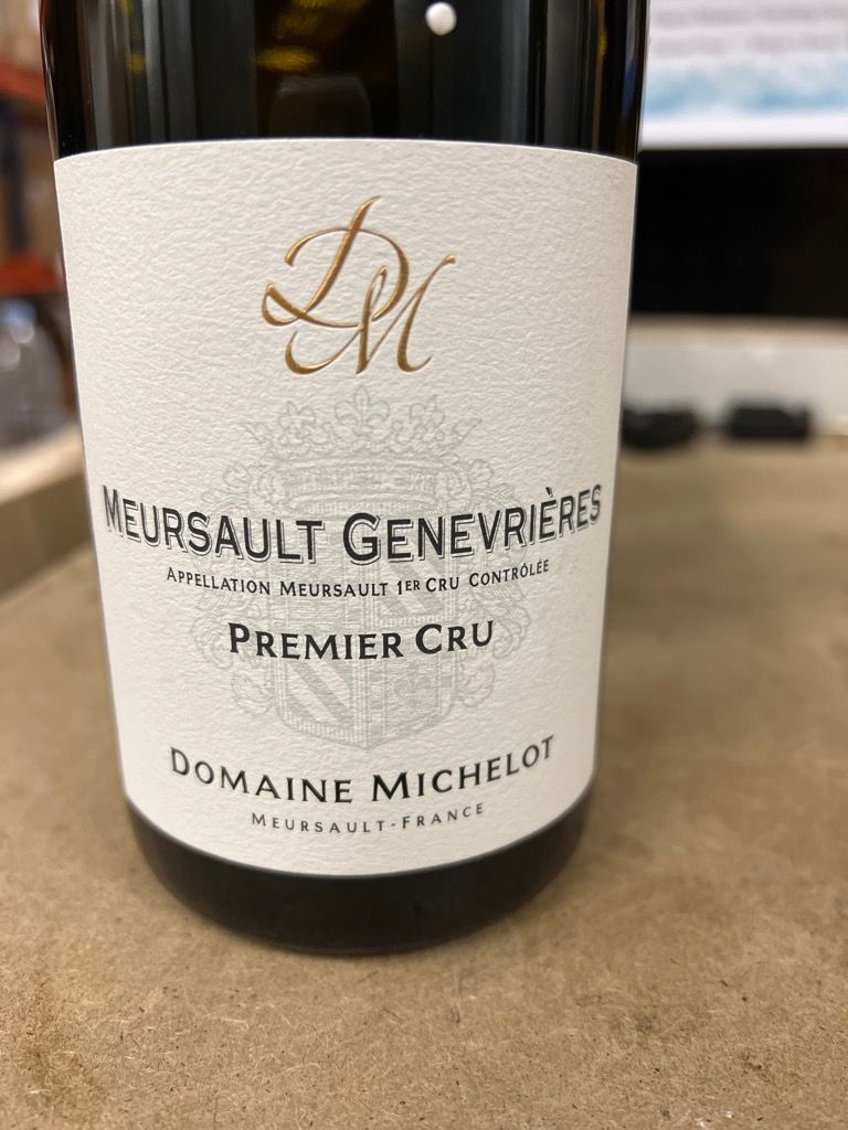 2021 Domaine Michelot Meursault 1er Cru Les Genevrières, France ...