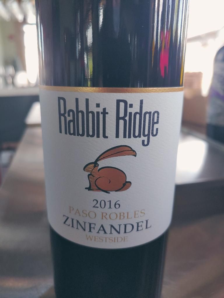 2016 Rabbit Ridge Primitivo, USA, California, Central Coast, Paso ...