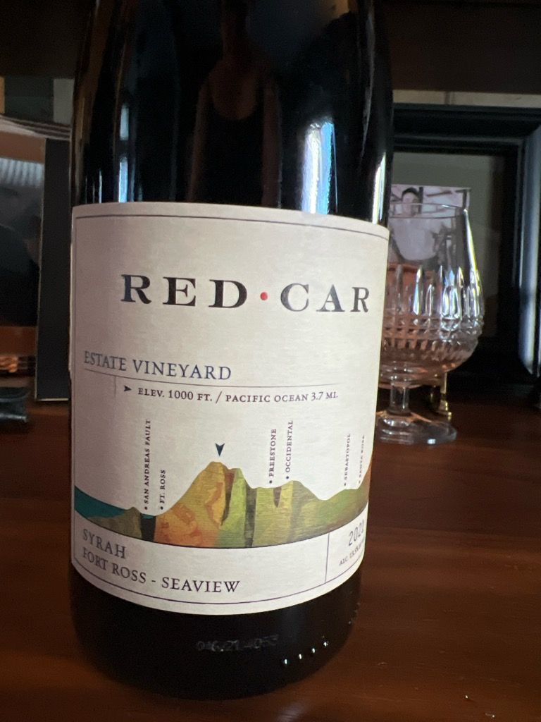 2021 Red Car Syrah Estate, USA, California, Sonoma County, Fort Ross ...
