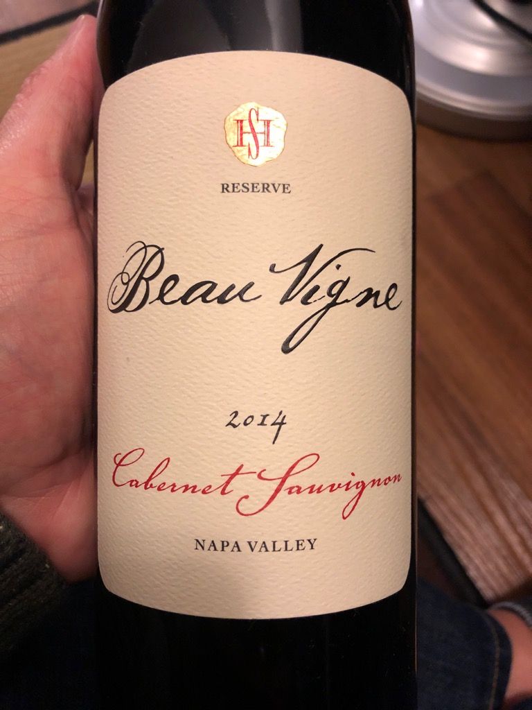 2014 Beau Vigne Cabernet Sauvignon Cabby, USA, California, Napa Valley ...