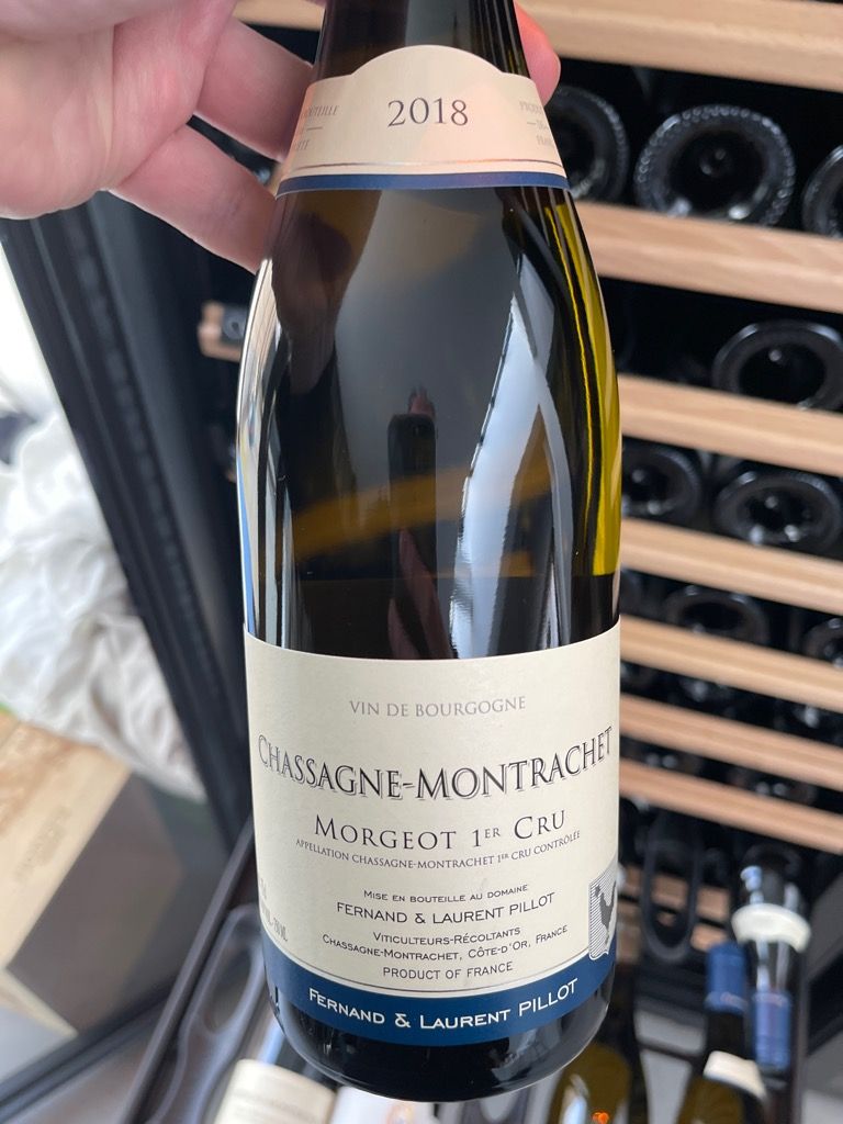 2018 Domaine Lamy-Pillot Chassagne-Montrachet 1er Cru Morgeot, France ...