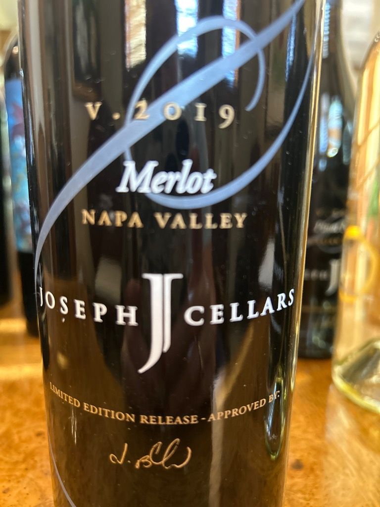 2019 Joseph Cellars Merlot, USA, California, Napa Valley - CellarTracker