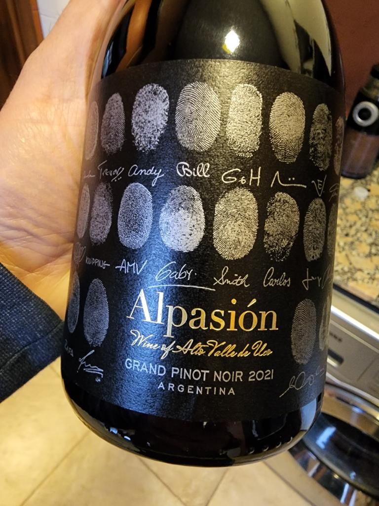 2021 Alpasión Grand Pinot Noir, Argentina, Mendoza, Valle de Uco ...