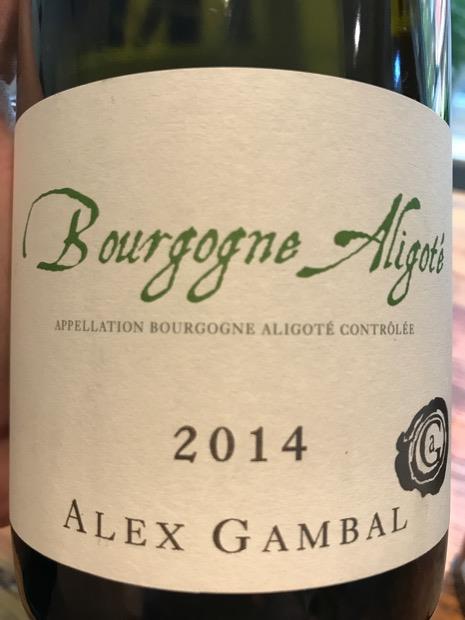 2015 Maison Alex Gambal Bourgogne-Aligoté, France, Burgundy, Bourgogne ...