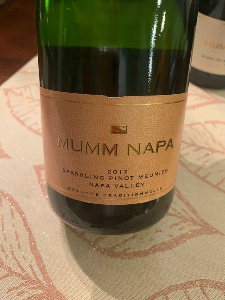 2017 Mumm Napa Sparkling Pinot Meunier, USA, California, Napa Valley ...