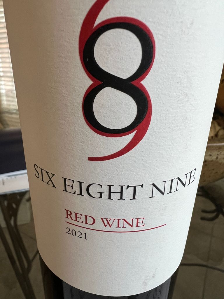 2021 689 Cellars Six Eight Nine Red, USA, California - CellarTracker
