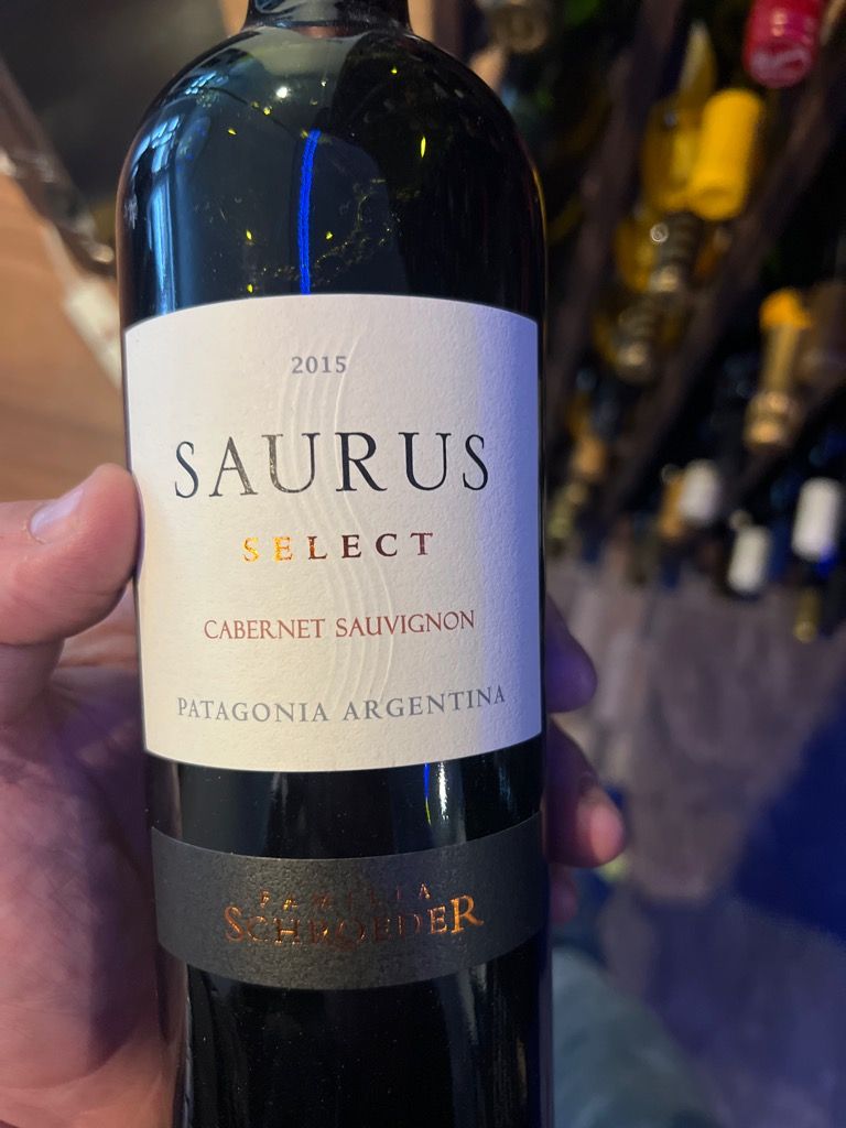2015 Bodega Familia Schroeder Cabernet Sauvignon Saurus Select ...
